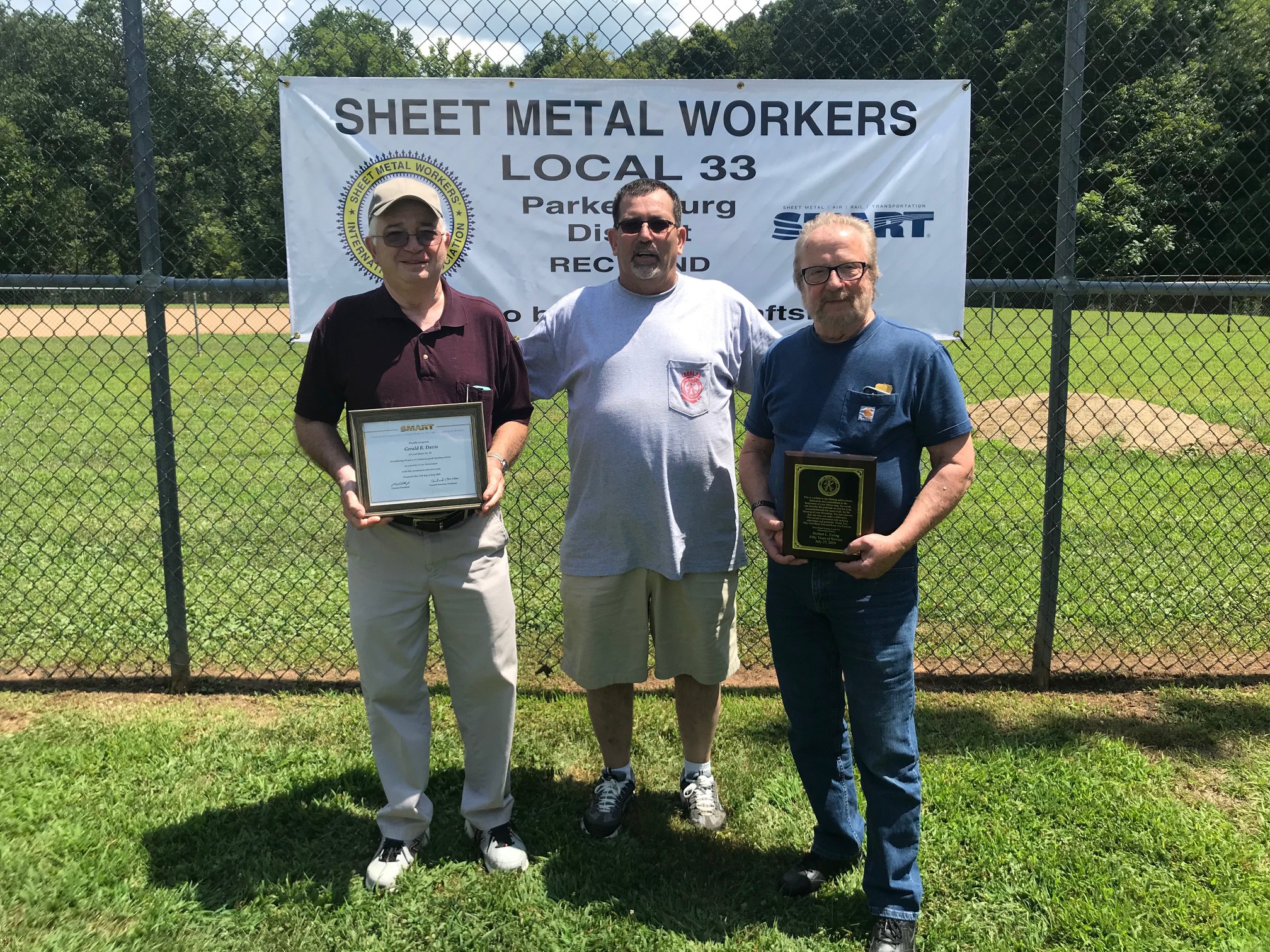 Local 33 Parkersburg District Celebrates Dedicated Members - Sheet ...